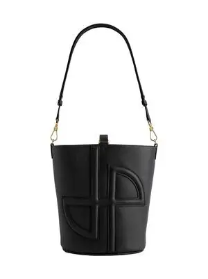 PATOU JP Bucket Bag Black