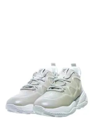 Hogan Interaction Lace-up Sneakers - Silver