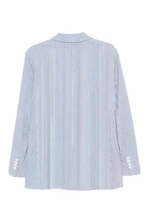 BODE Club Striped Blazer - Blue
