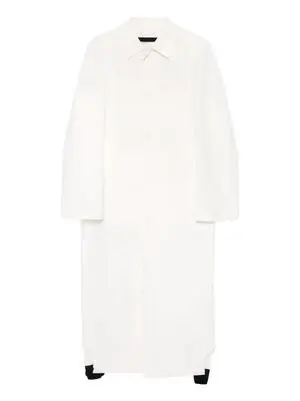 ALAINPAUL Fuseau Trench Coat - White