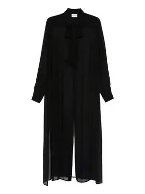 P.a.r.o.s.h Silk Shirt - Black