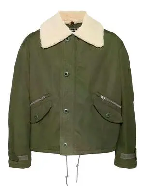 KENZO Kenzo Army Jacket With Textured Finish And Checked Lining