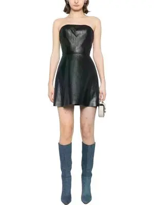 Ermanno Scervino Midi Bustier Dress - Black