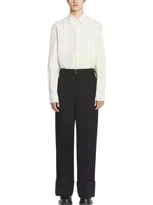 LANVIN Striped Shirt - Neutrals