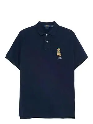 Polo Ralph Lauren Logo-embroidered Polo Shirt Blue