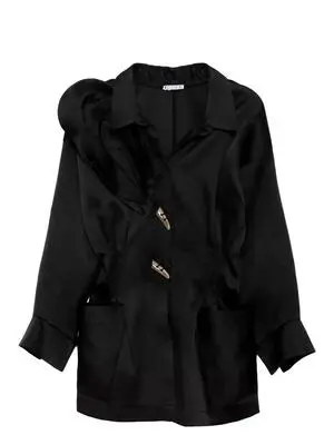 Maticevski Lotus Shirt Dress - Black