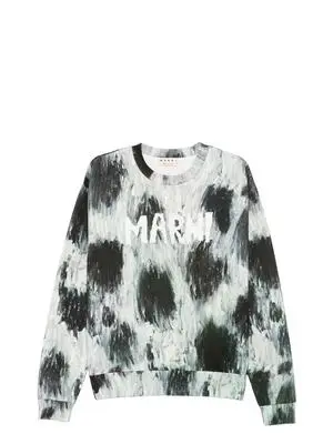Marni Scribble Logo Sweatshirt - Grey