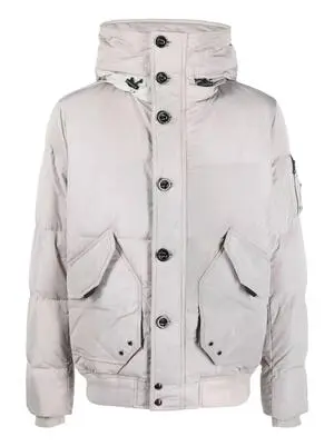 Belstaff Radar Hooded Down Jacket - Grey