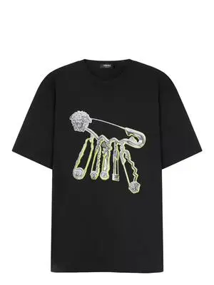 Versace Pop Pin T-shirt - Black