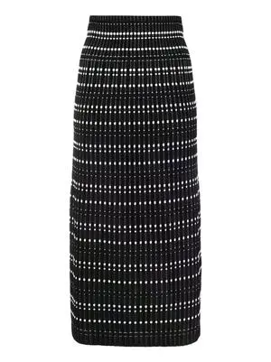 ALEXANDER MCQUEEN Alexander McQueen Fitted Midi Skirt