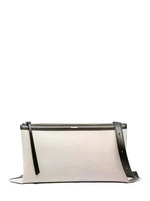 JIL SANDER Logo Shoulder Bag - Black