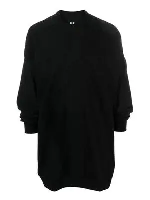 Rick Owens Splintered Peter Organic Cotton Jumper - Black