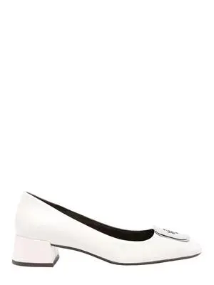 Tory Burch Georgia 35mm Block Heel Pumps - Neutrals
