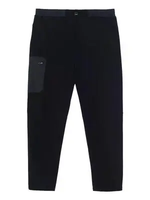 Sease Drawstring Trousers With Side Zip Pocket - Blue