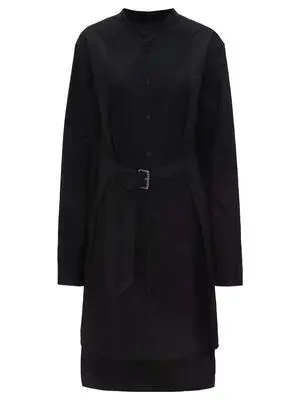 JW Anderson Belted Cotton Dress - Black