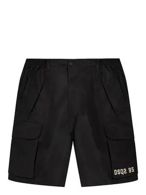 Dsquared2 Logo-print Cargo Shorts - Black