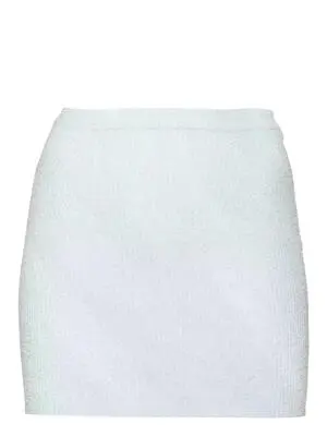 Wardrobe.NYC WARDROBE.NYC Towelling-Finish Mini Skirt Blue