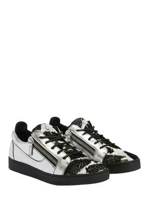 GIUSEPPE ZANOTTI Frankie Low-top Sneakers - Silver