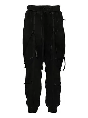 Boris Bidjan Saberi Coated Track Pants Black
