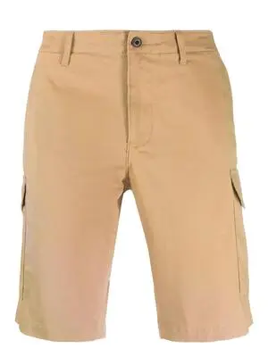 Tommy Hilfiger Harlem Logo-embroidered Cargo Shorts - Neutrals