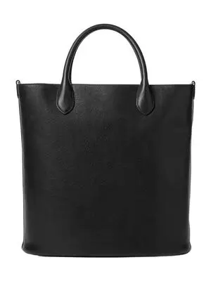 Shinola Leather Tote Bag With Detachable Shoulder Strap - Black