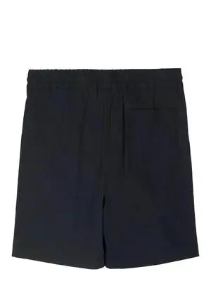 LARDINI Drawstring Waist Track Shorts - Blue