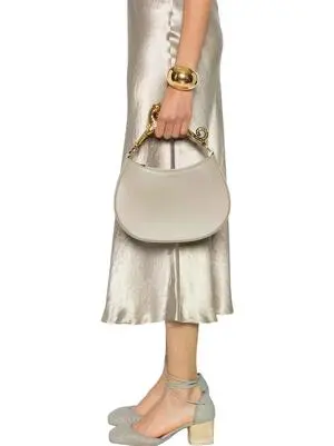 LANVIN Lanvin Cat Leather Tote Bag Green
