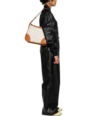 Dkny Medium Gramercy Leather Shoulder Bag - Neutrals