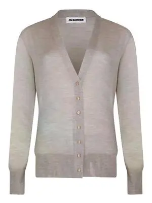 JIL SANDER Button-up Cardigan - Neutrals