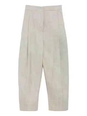 STUDIO NICHOLSON Studio Nicholson Tropical Pleated Wool Trousers