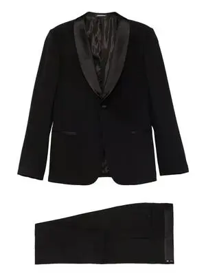 Emporio Armani Single-breasted Suit - Black