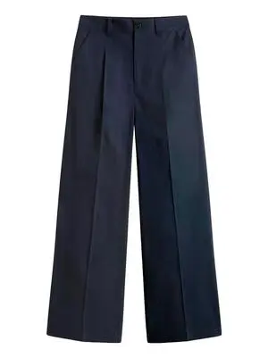 Woolrich Wide-leg Pleated Trousers - Blue