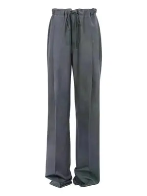 MAISON MARGIELA Maison Margiela Moiré-Effect Straight-Leg Trousers