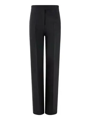 FERRAGAMO High-rise Tailored Trousers - Black
