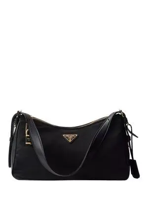 PRADA Prada Re-Nylon And Leather Shoulder Bag