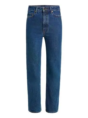 Khaite The Abigail Straight-leg Jeans - Blue