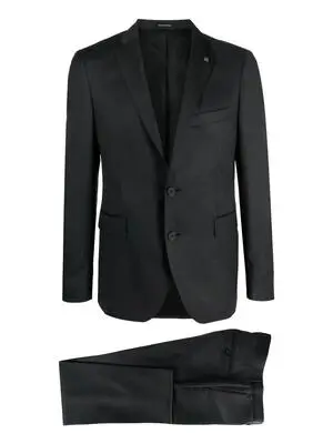 Tagliatore Single-breasted Buttoned Suit Grey