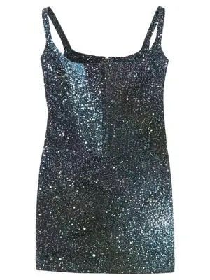 Giuseppe Di Morabito Constellation Print Mini Dress - Blue