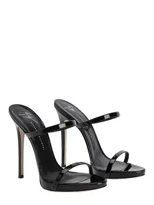 GIUSEPPE ZANOTTI 120mm Darsey Sandals - Black