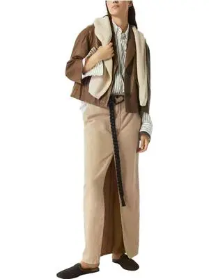 BRUNELLO CUCINELLI Brunello Cucinelli Monili Embellished V-Neck Sweater