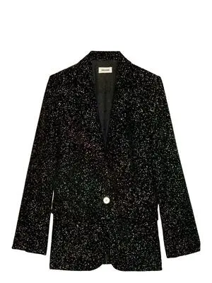 Zadig&Voltaire Zadig&Voltaire Valse Single-Breasted Blazer Black