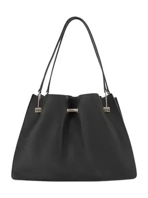 Giorgio Armani Leather Tote Bag - Black