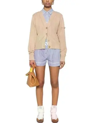 Vivetta Striped Shorts - Blue