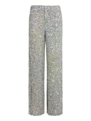 Alice + Olivia Mame Trousers - Silver