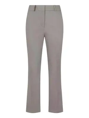 Peserico Tailored Slim Fit Trousers - Grey