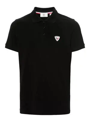 Rossignol Logo-applique Polo Shirt - Black