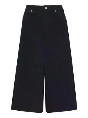 PROENZA SCHOULER WHITE LABEL Proenza Schouler White Label A-Line Denim Midi Skirt