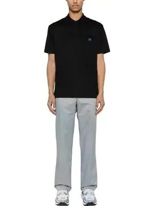 Hugo Pressed-crease Straight-leg Trousers - Grey