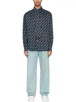 Kenzo X Verdy Logo-print Shirt - Blue