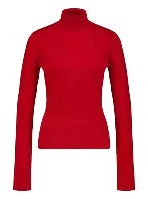 Gabriela Hearst May Sweater High Neck Long Sleeve - Red
